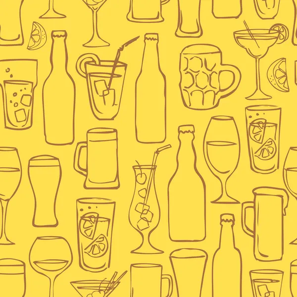 Beer cocktail and alcohol background Stock Vector Image by ©OMW #48660311