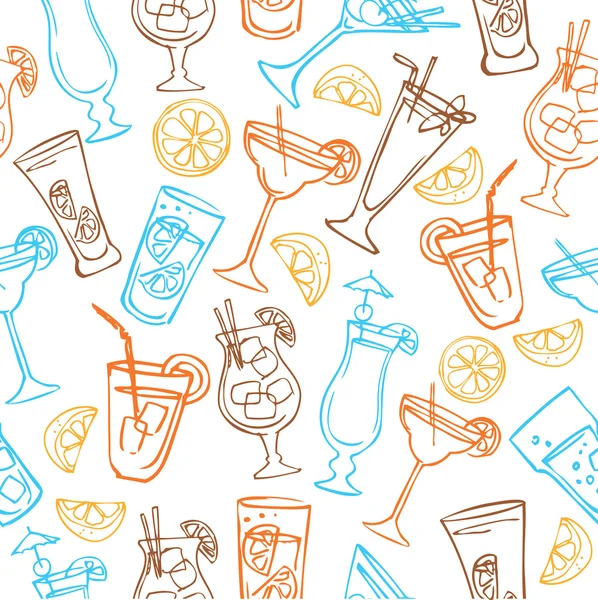 Cocktail drinks pattern Stock Vector Image by ©OMW #48662347