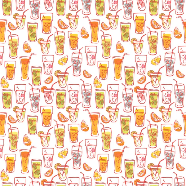 Cocktail drinks pattern Stock Vector Image by ©OMW #48662347