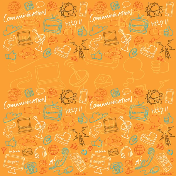 Internet seamless background Stock Vector by ©OMW 48664159