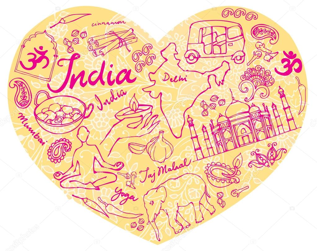 I Love India Stock Vector Image by ©OMW #48692183