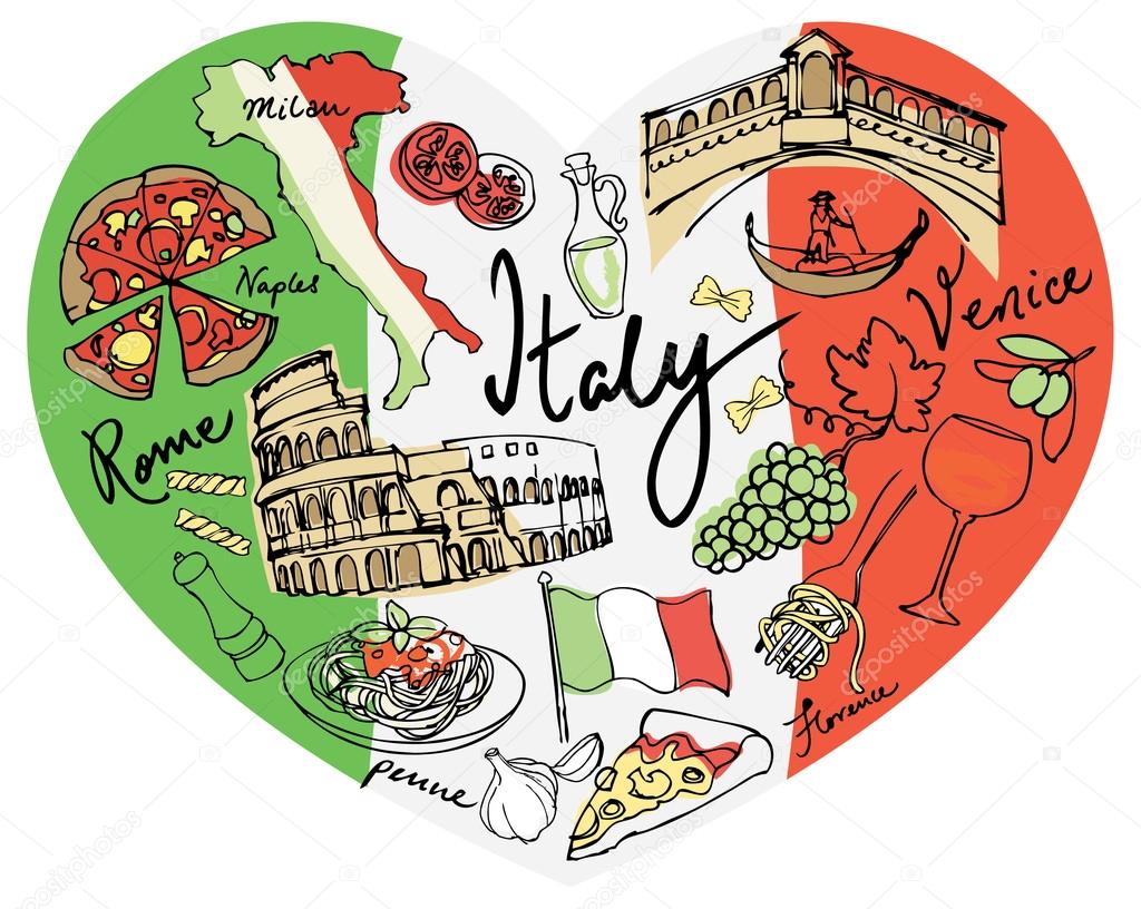 Italy icons Stock Vector Image by ©OMW #48698031