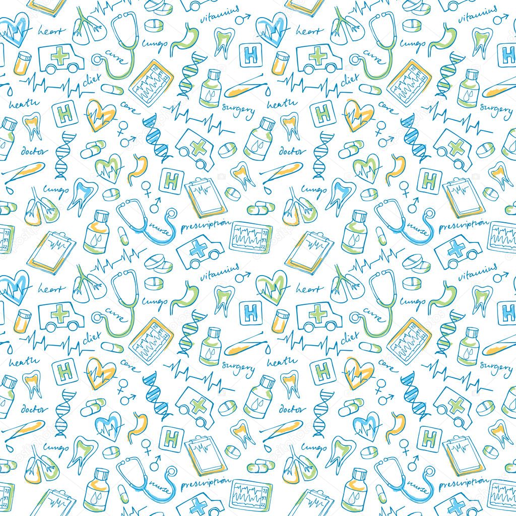Medical icons pattern Stock Illustration by ©OMW #48698185
