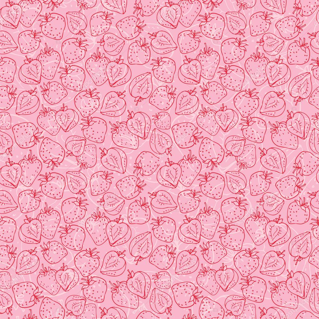 Strawberries pattern Stock Vector Image by ©OMW #48722737
