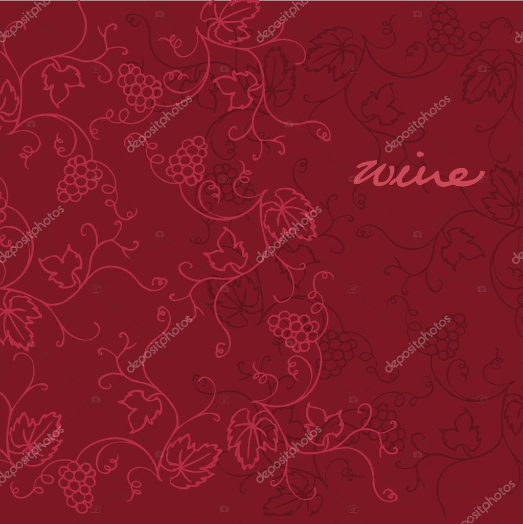 Wine background Stock Vector Image by ©OMW #48731235