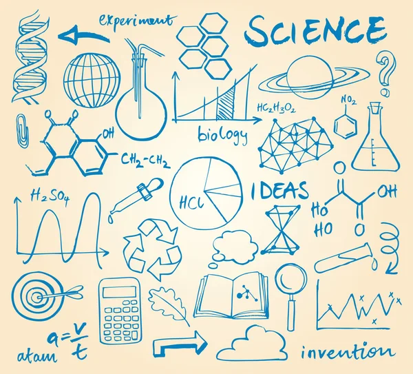 Science background — Stock Vector © OMW #49204559