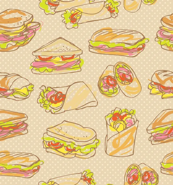 Sandwich sub Vector Art Stock Images | Depositphotos