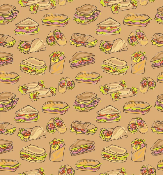Sandwich sub Vector Art Stock Images | Depositphotos