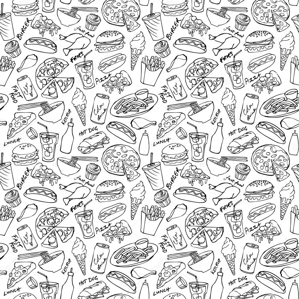 Fast food Stock Vector Image by ©OMW #49202507