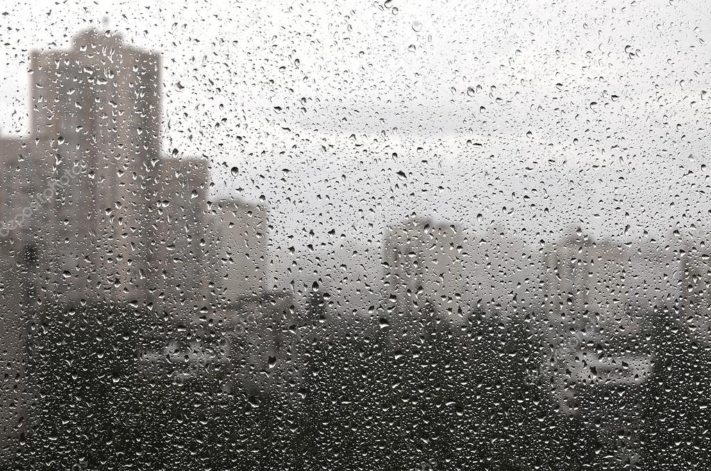 Rainy window Stock Photo by ©fortyforks 49334027