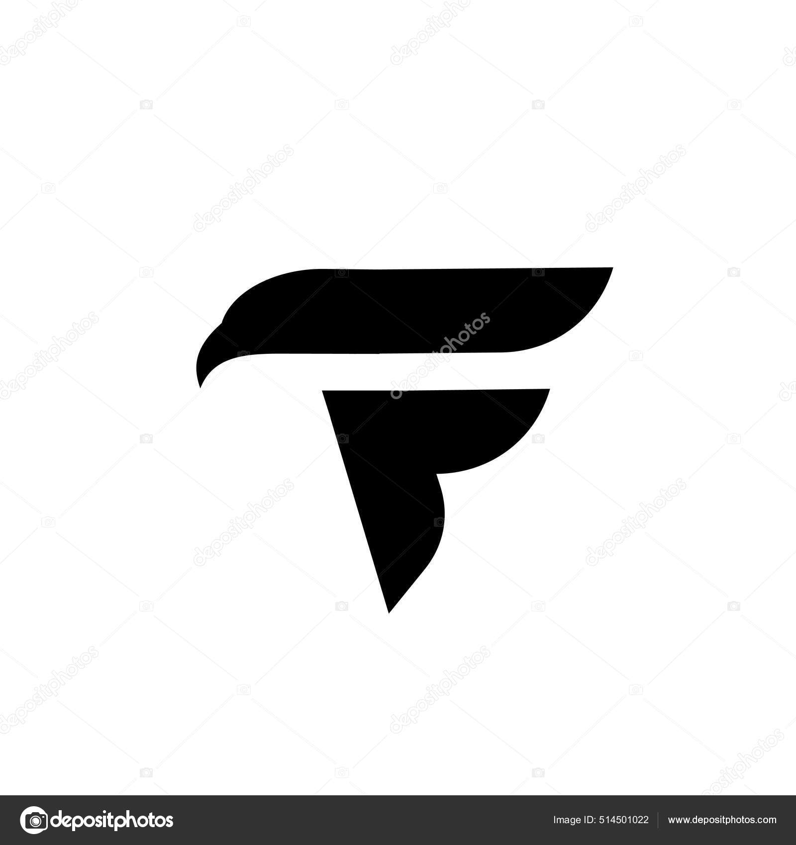 Eagle Falcon Letter Vector Logo Design Template Isolated White ...