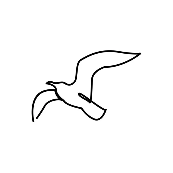 Seagull geïsoleerd op wit vectorafbeeldingen, illustraties en clipart ...