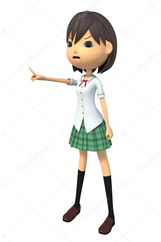 Female students to protest Stock Illustration by ©_3103_ #49969577