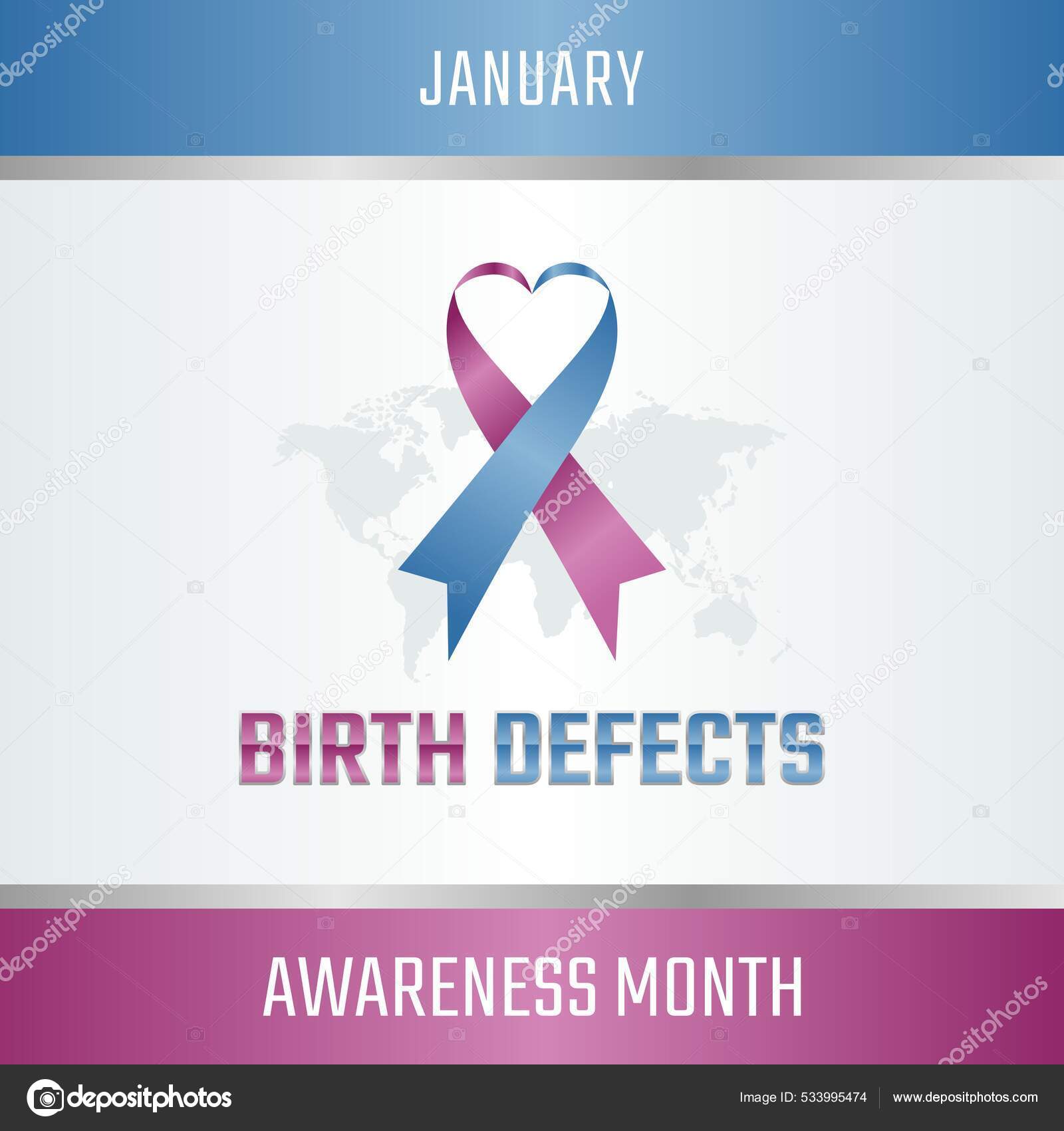 Vector Graphic Birth Defects Awareness Month Good Birth Defects ...