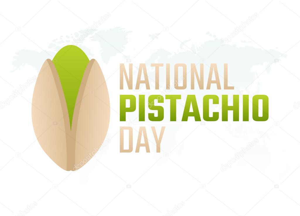 gráfico vectorial del día nacional del pistacho bueno para la ...