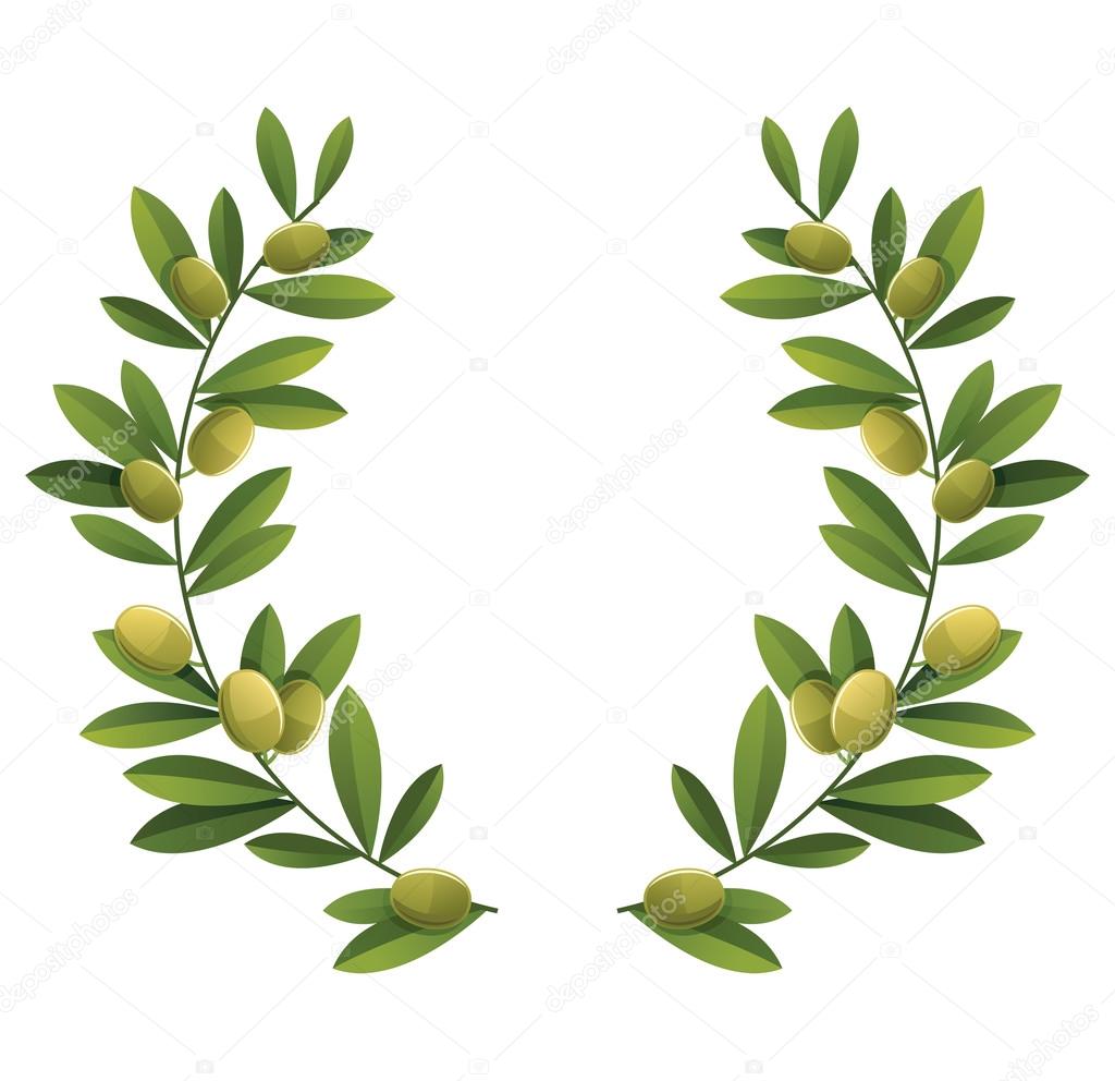 Corona de Oliva Vector de stock por ©korinoxe 51012105