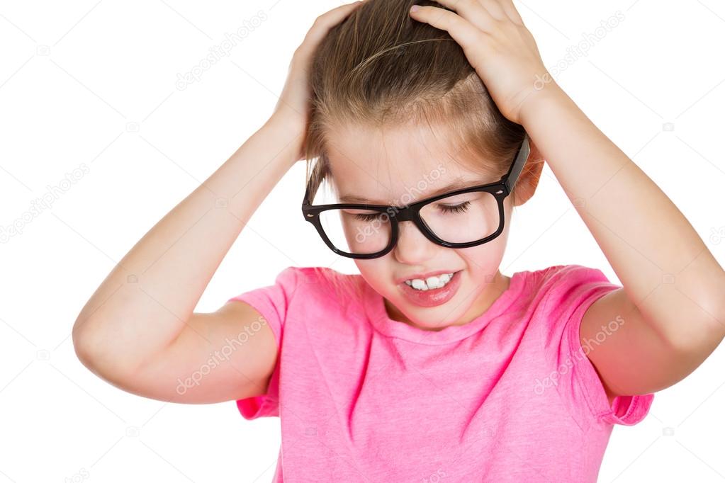 Stressed little girl Stock Photo by ©SIphotography 48278267
