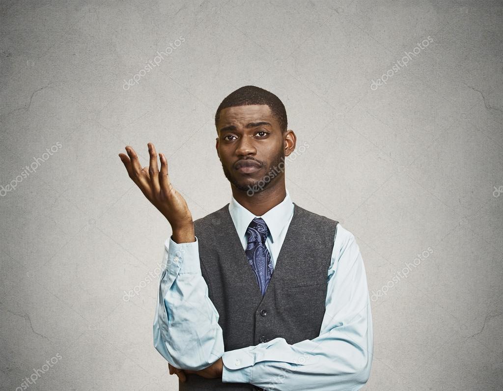 Clueless, arrogant, offended man Stock Photo by ©SIphotography 50441047