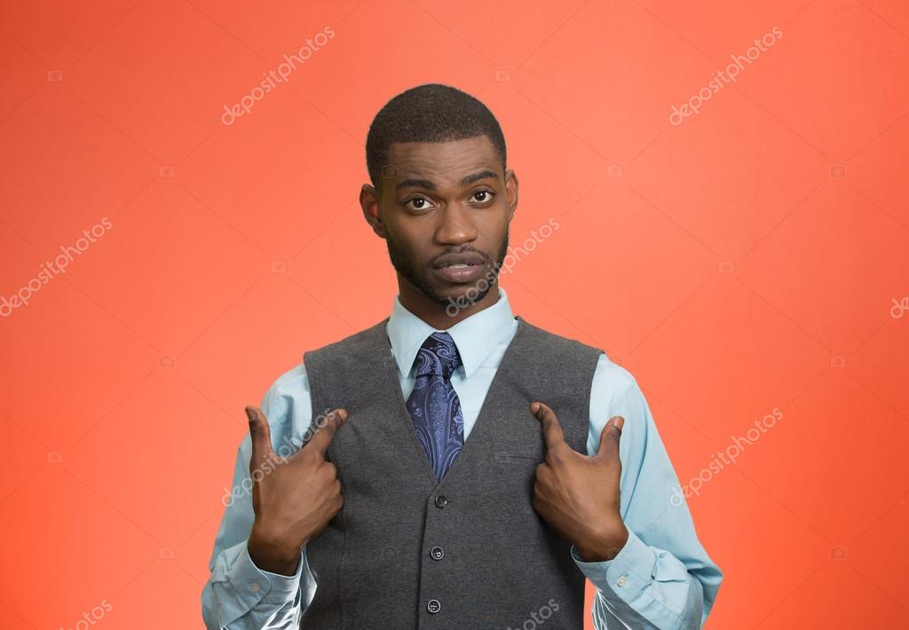 Angry man asking you mean me? Stock Photo by ©SIphotography 50441843