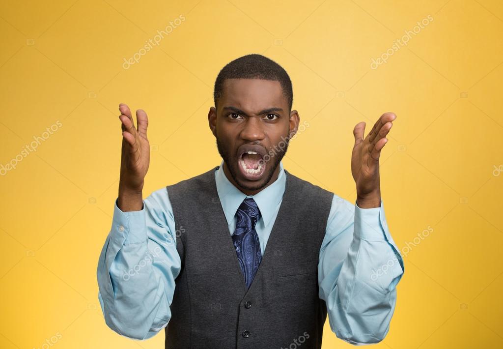 Yelling Facial Expressions