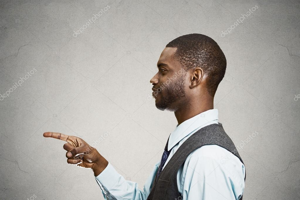 Man pointing finger at someone Stock Photo by ©SIphotography 50744547