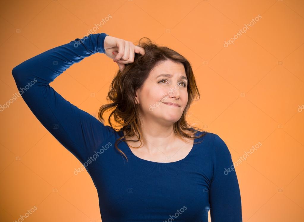 Woman having short memorry loss — Stock Photo © SIphotography #51702475