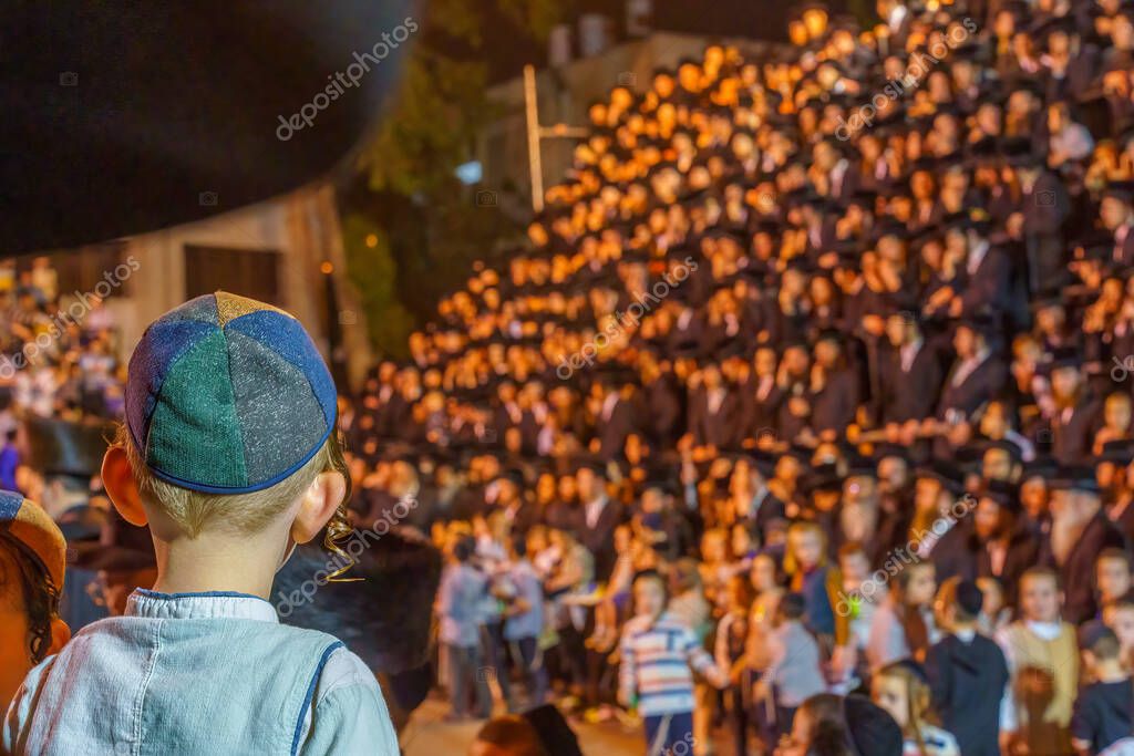 Haifa, Israel - 18 de mayo de 2022: Lag BaOmer celebra las fiestas de ...