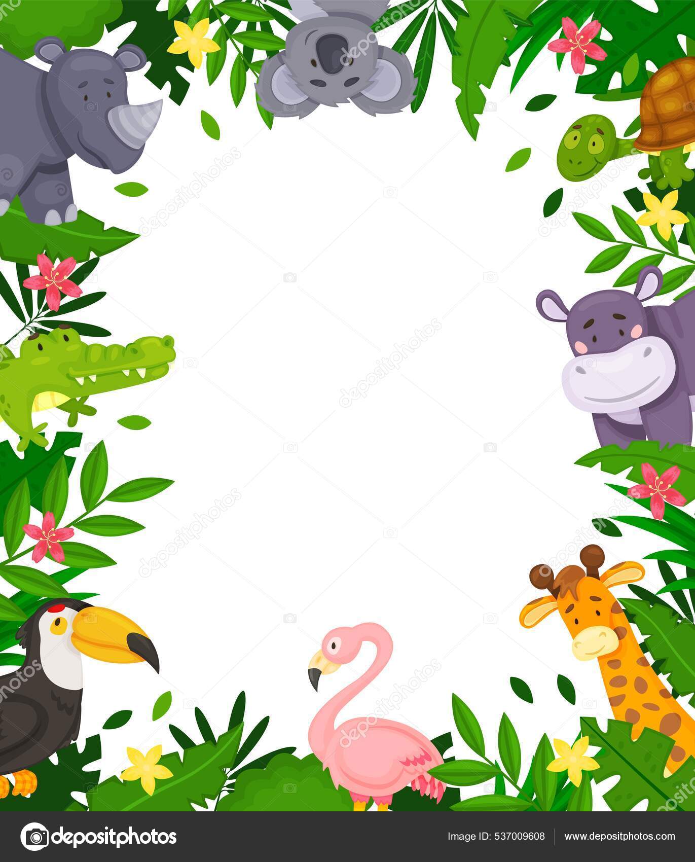 Rainforest Clipart Border