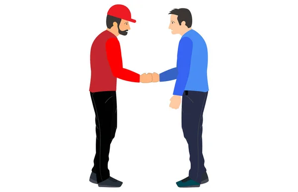 15,254,047 Two men meeting Vector Images | Depositphotos