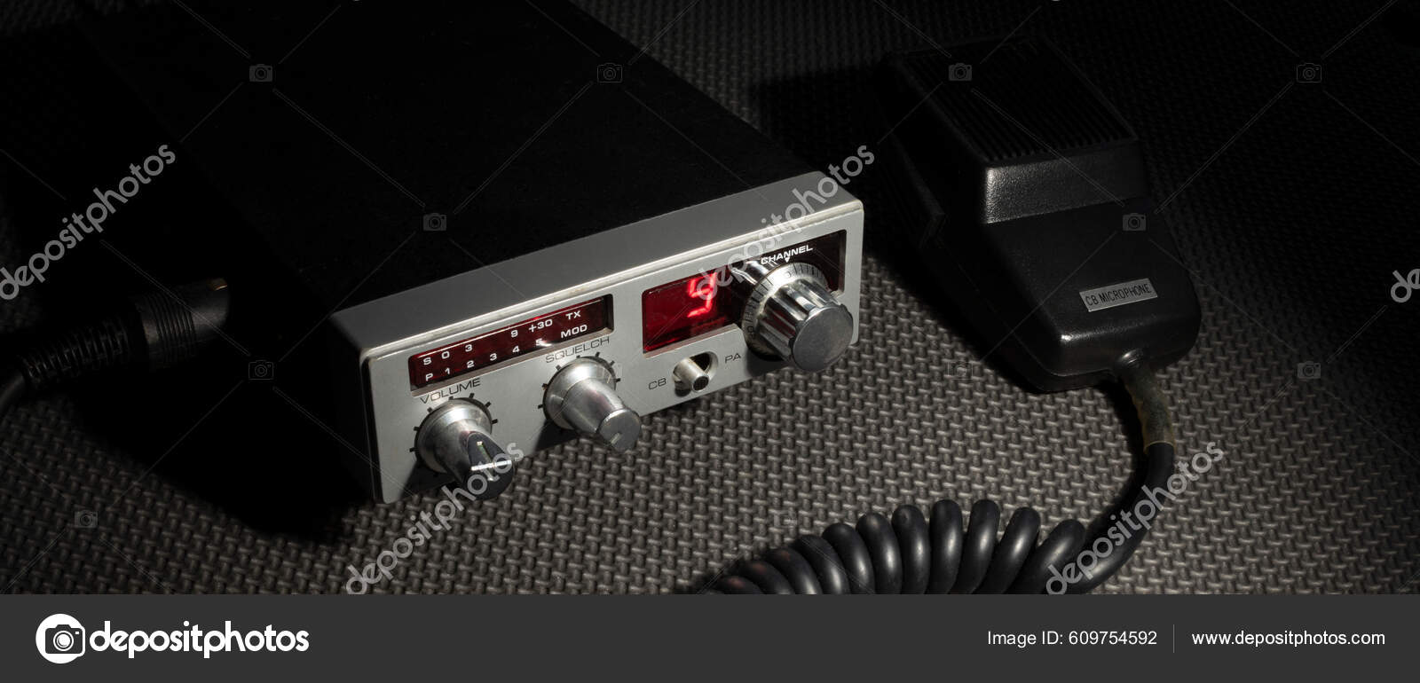 Radio Microphone Emergency Channel Power Out Stock Photo by ©gsagi ...