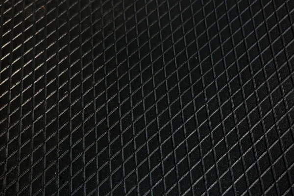 Černý Kov Textury Ocelové Pozadí Perforovaný Plech — Stock Fotografie ...