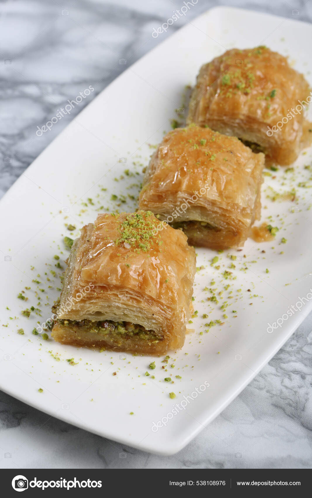 Turkish Baklava With Honey