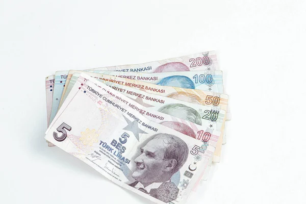 Turkish five banknotes Stock Photos, Royalty Free Turkish five ...