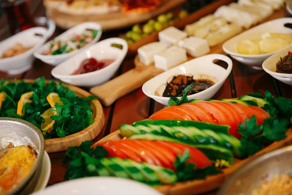 People buffet food Stock Photos, Royalty Free People buffet food Images ...