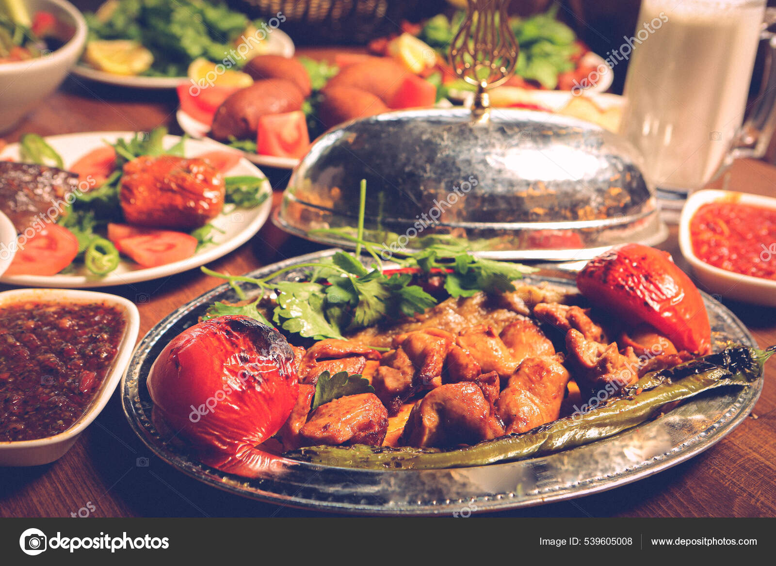Turkish Arabic Traditional Ramadan Kebab — Stock Photo © utkudemirsoy ...