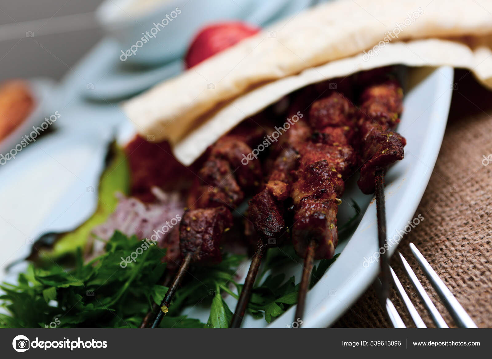 Turkish Arabic Traditional Ramadan Kebab — Stock Photo © utkudemirsoy ...
