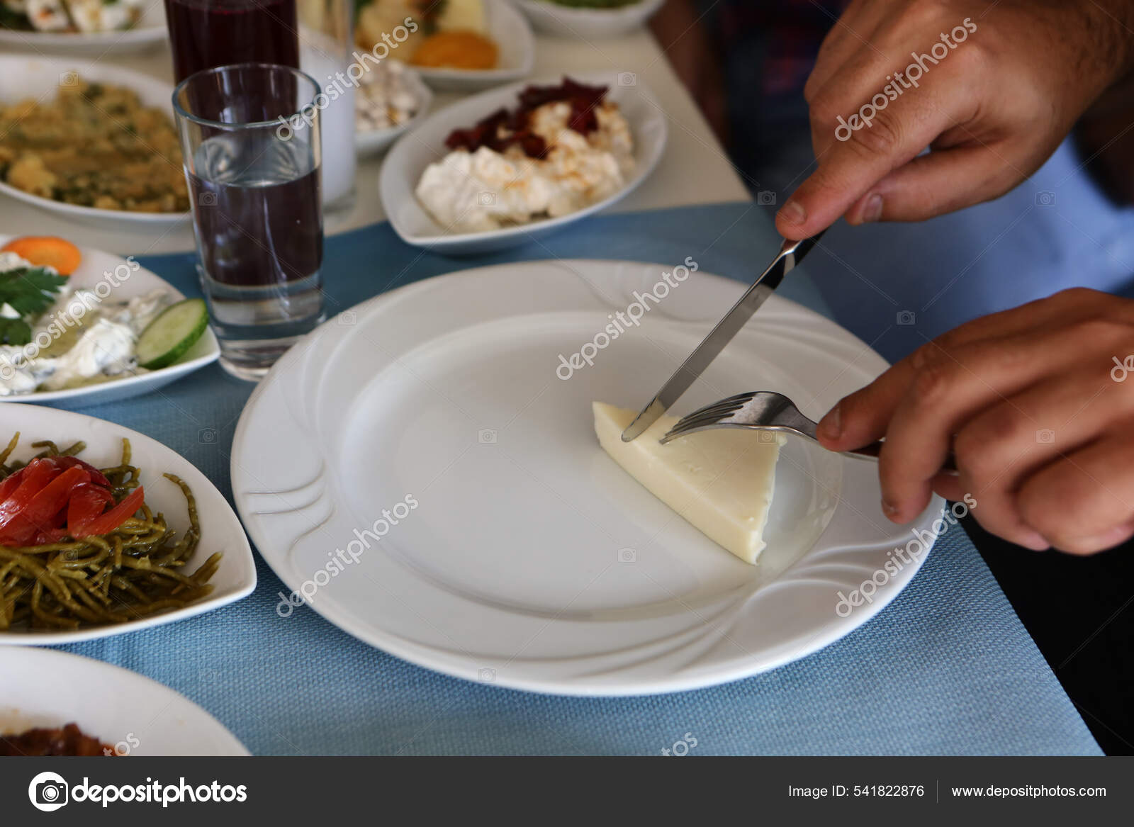 Turkish Greek Traditional Dinning Table Special Alcohol Drink Raki Ouzo ...