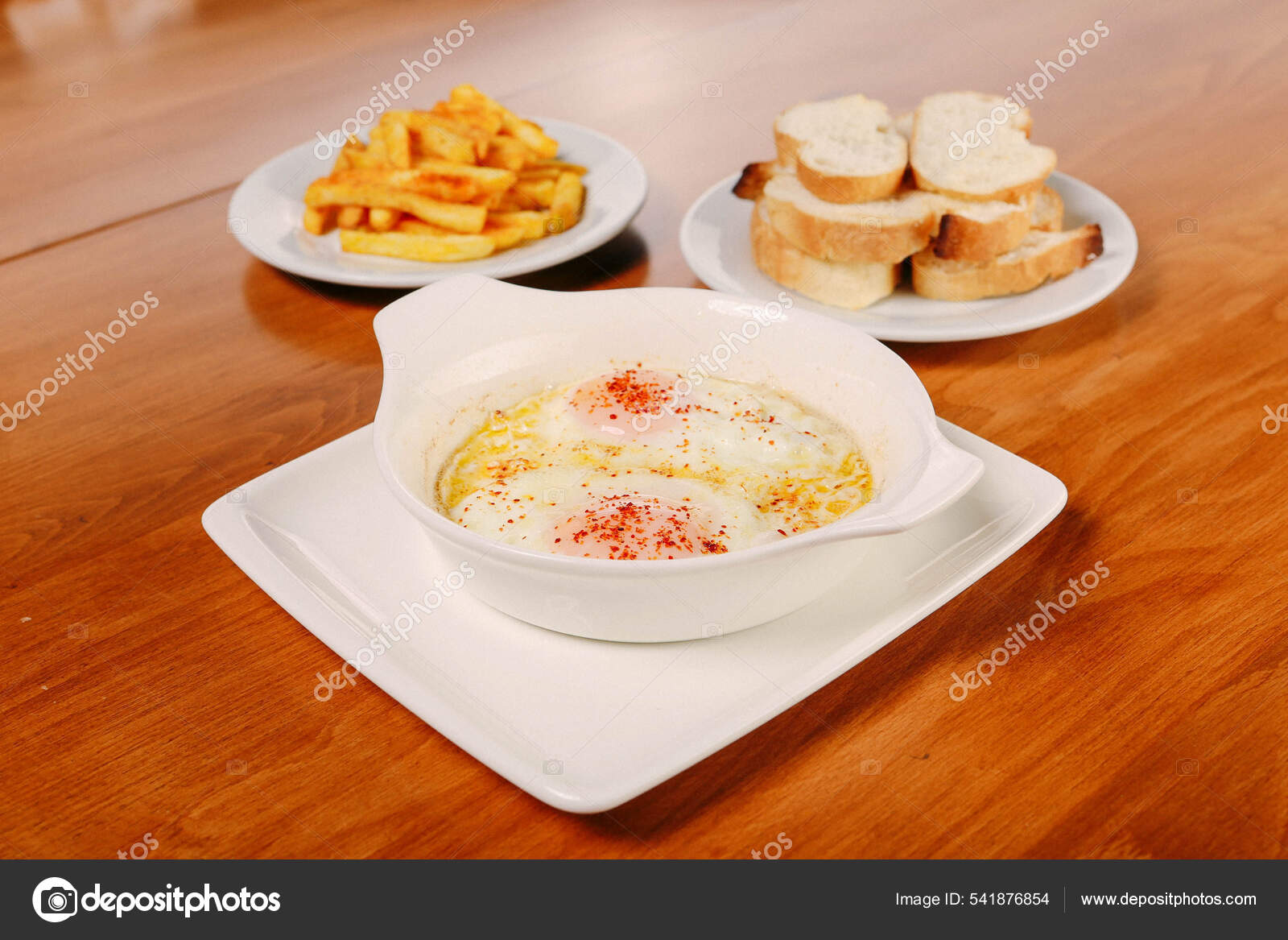 Delicious Scrambled Egg Table Stock Photo by ©utkudemirsoy 541876854