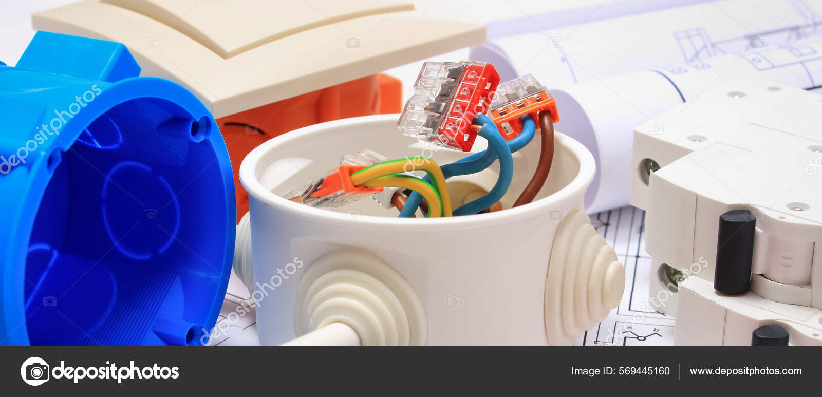 Components Accessories Electrical Installations Construction Diagrams ...