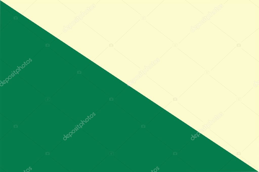 Departamento de Bandera de Huanuco. Perú. Ilustración vectorial. 2022