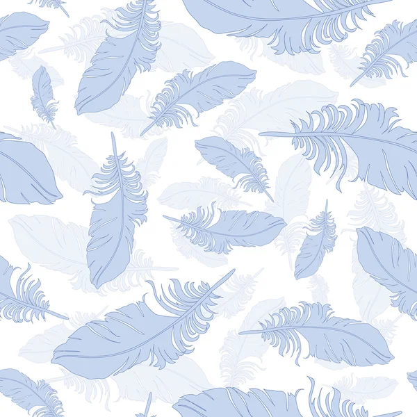 Plumage background seamless pattern vector. Stock Vector Image by ...