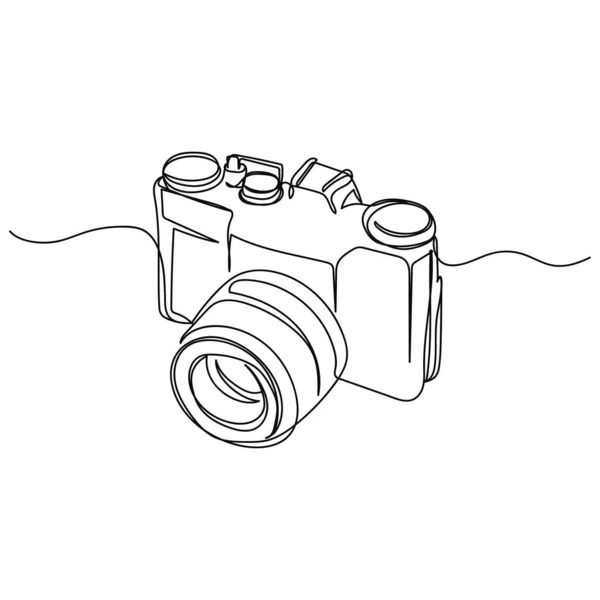 Camera Simple Line Drawing