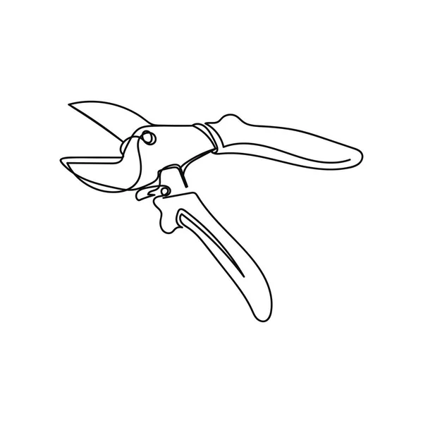 Pruning Shears Drawing