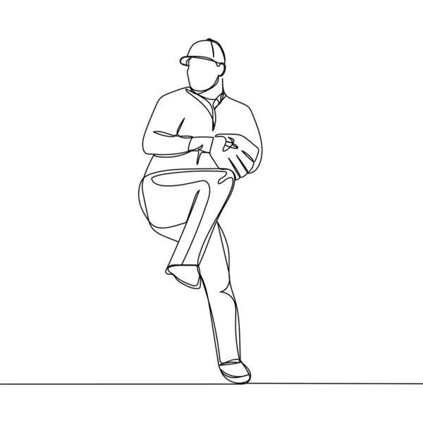 One line drawing shortstop Stock Photos, Royalty Free One line drawing ...
