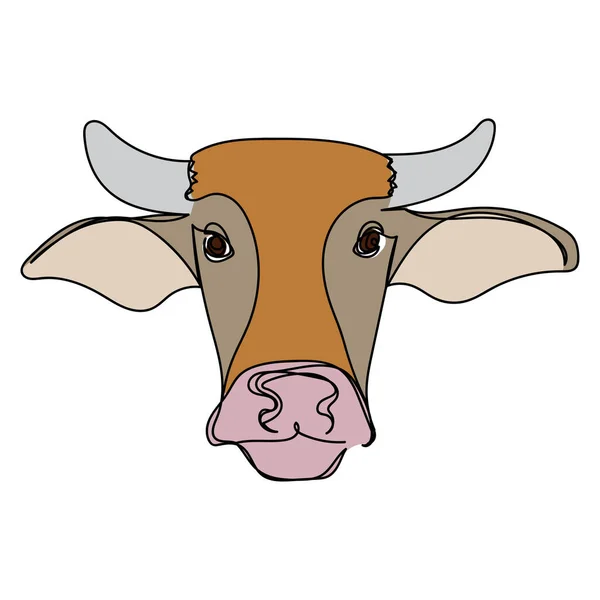 How To Draw A Cartoon Cow Face