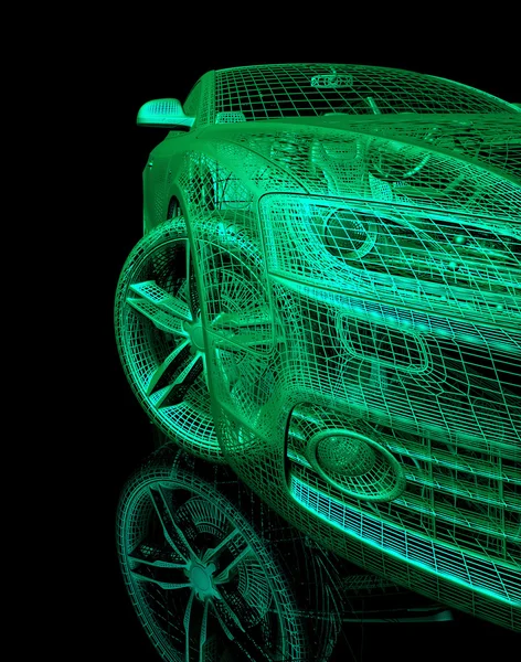 Car 3d model on a black background. Stock Photo by ©Best3d 51219215