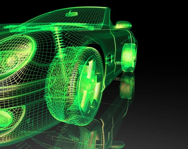 Car 3d model on a black background. Stock Photo by ©Best3d 51219215