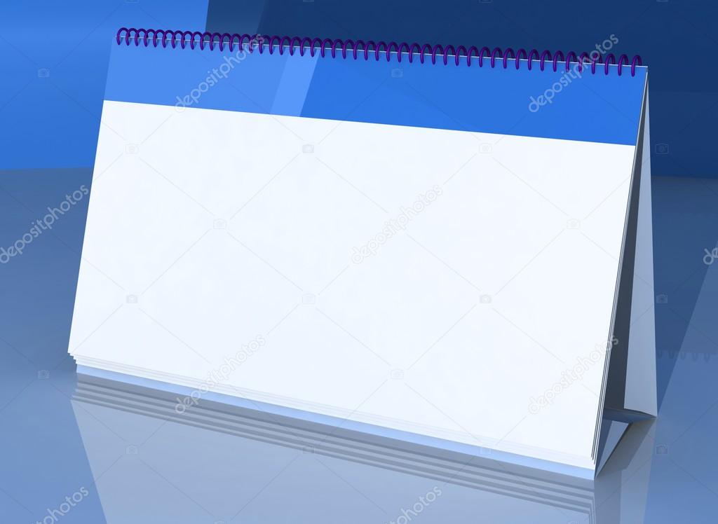 3d Blank calendar Stock Photo by ©Best3d 51180297