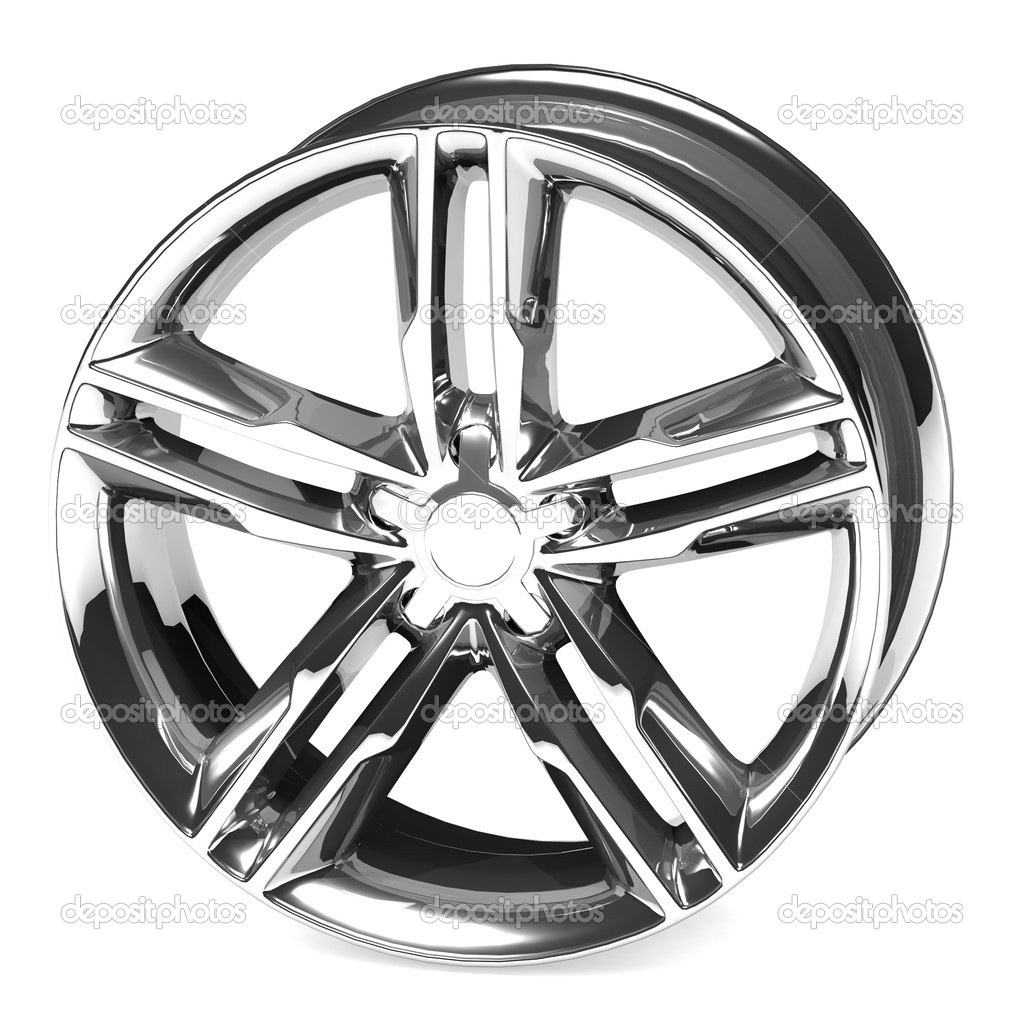 Wheel isolated on white. Stock Photo by ©Best3d 51180453