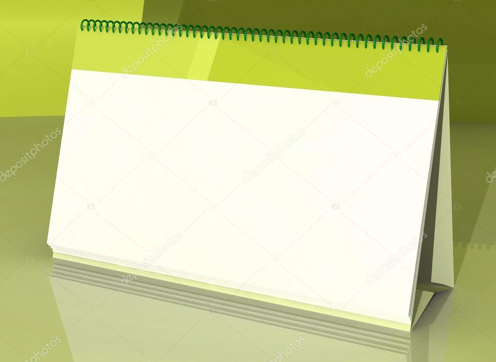 3d Blank calendar Stock Photo by ©Best3d 51181849